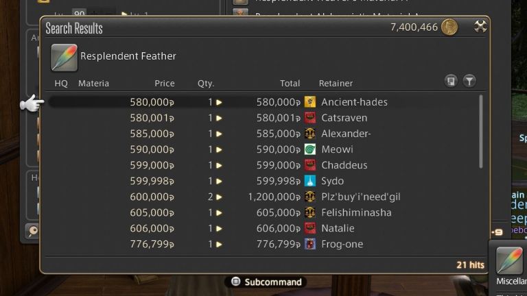 How to get Resplendent Feathers in Final Fantasy XIV