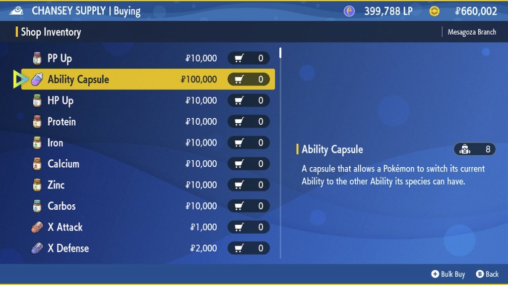 How to get an Ability Capsule in Pokémon Scarlet & Violet