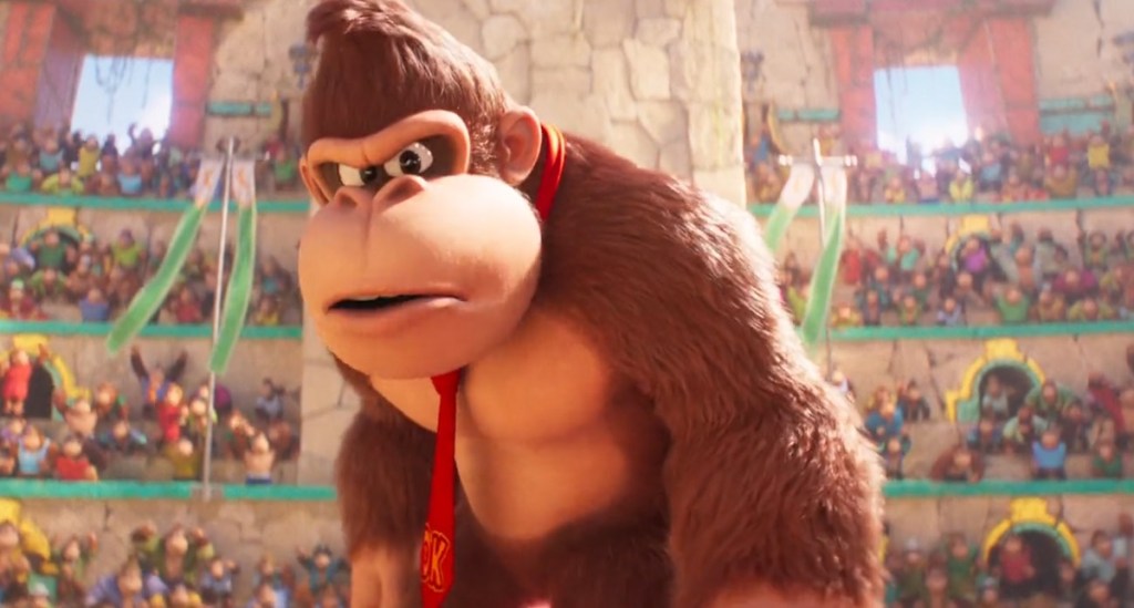 New Super Mario Bros. Movie clip debuts Seth Rogan's Donkey Kong ...