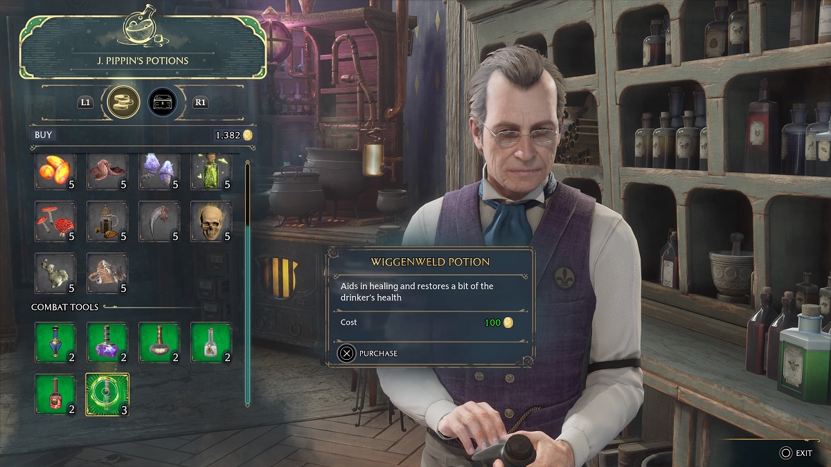 How to get more health Potions (Wiggenweld potions) in Hogwarts Legacy