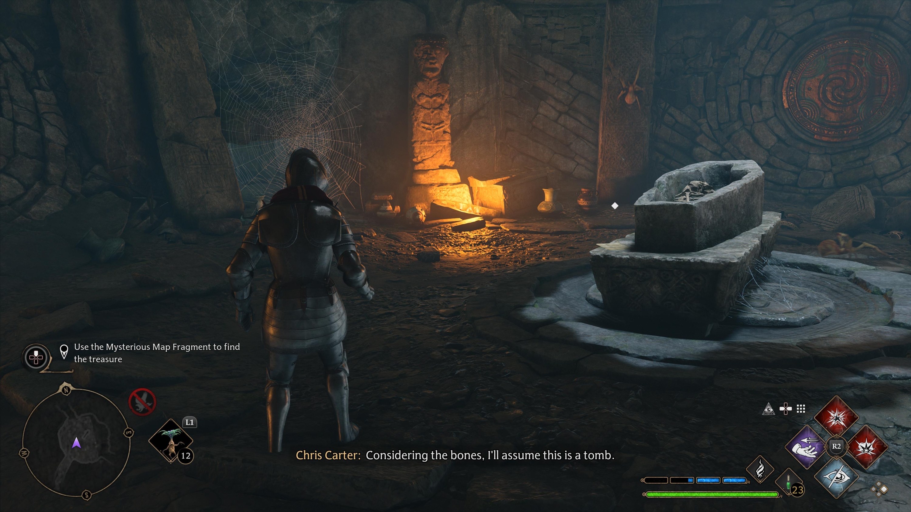 Cursed Tomb Treasure quest completion guide Hogwarts Legacy