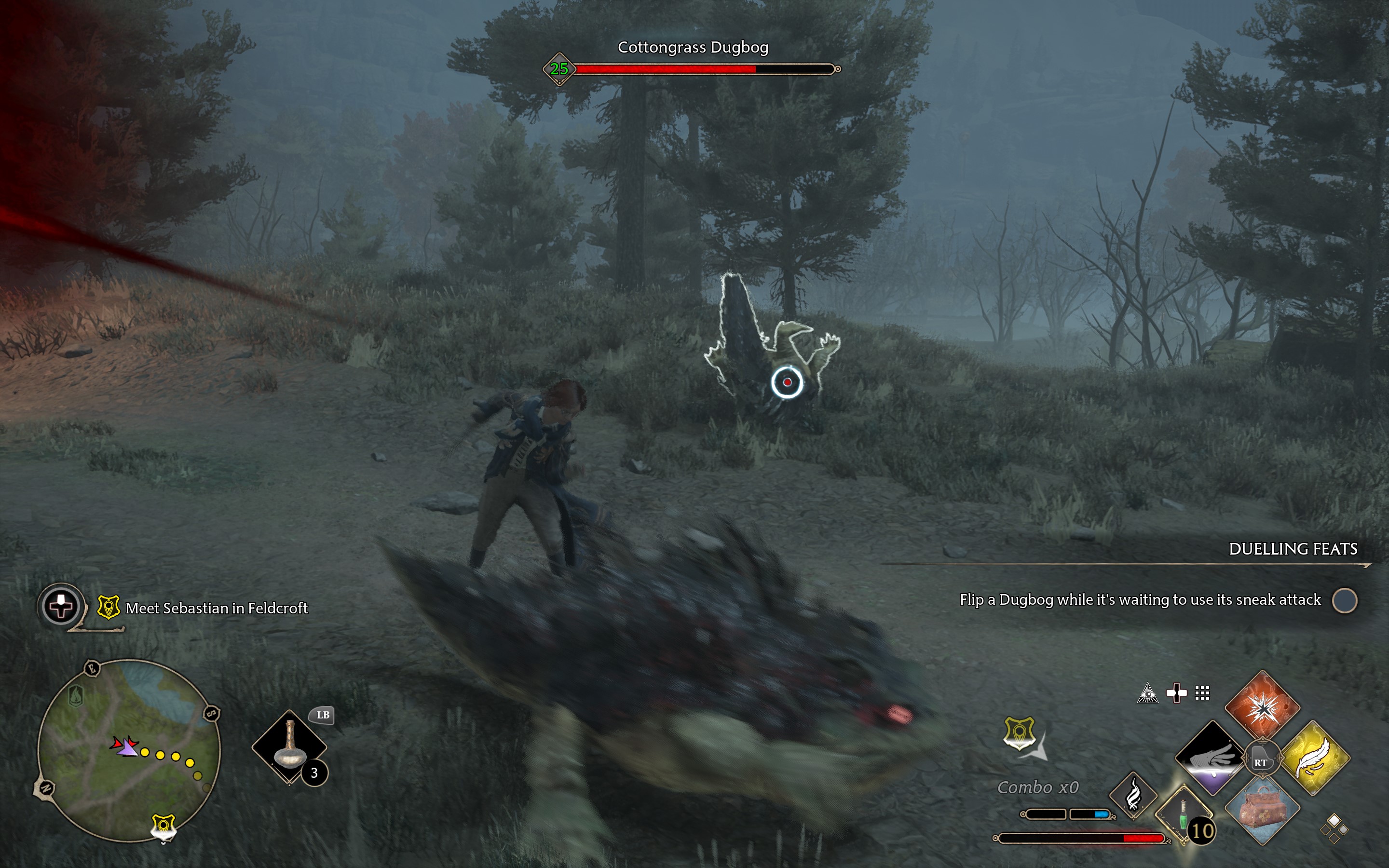 How to flip a Dugbog on its back in Hogwarts Legacy – Destructoid