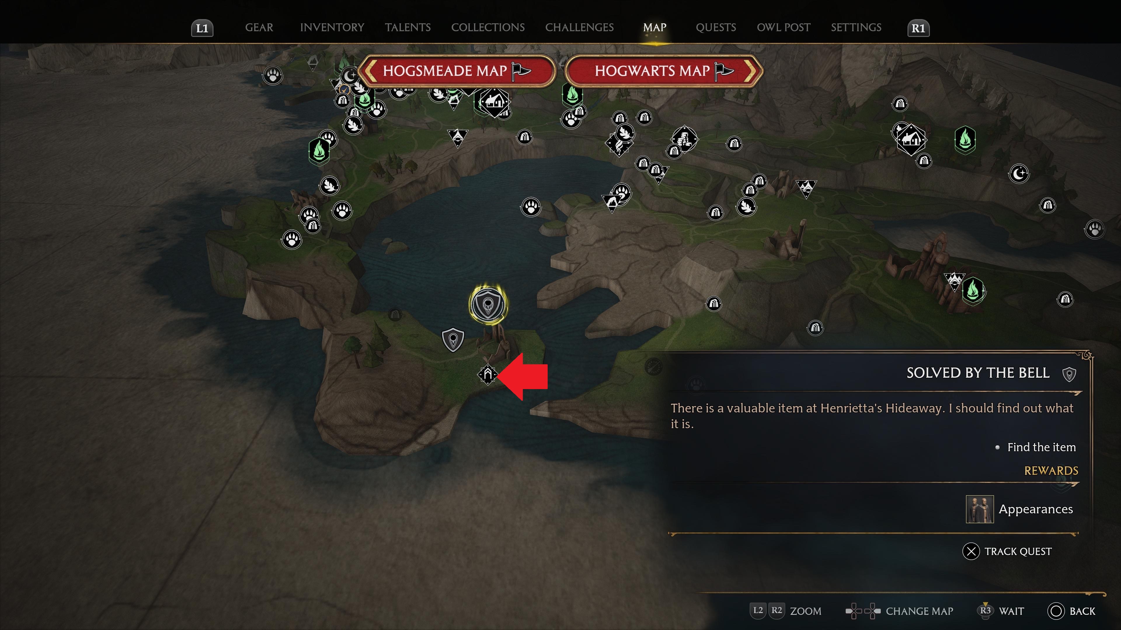 How to complete the Solved by the Bell puzzle in Hogwarts Legacy