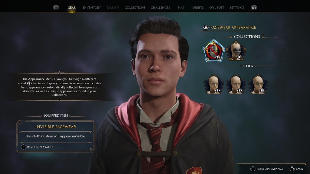 How to customize your character in Hogwarts Legacy