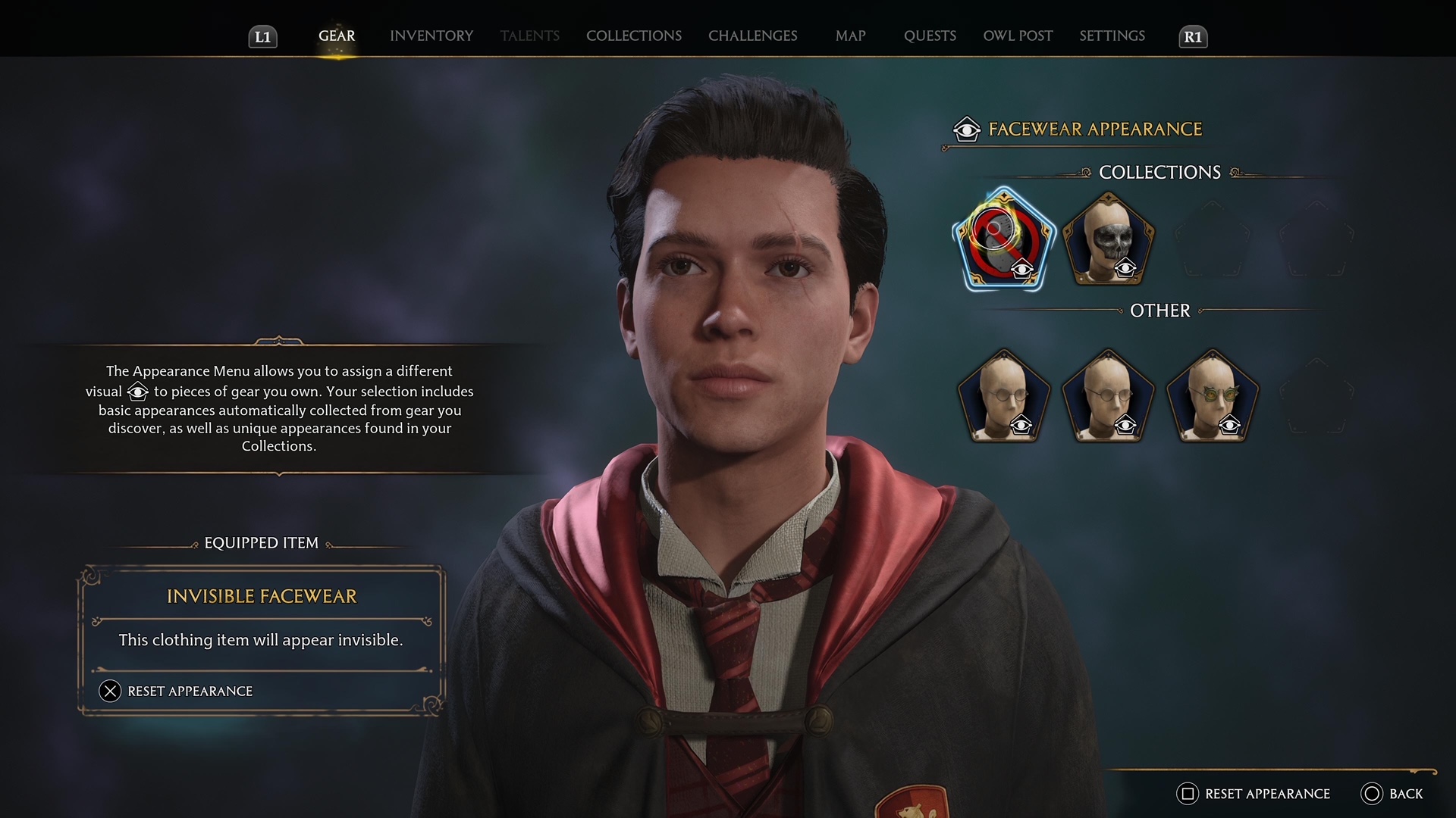 How to customize your character in Hogwarts Legacy