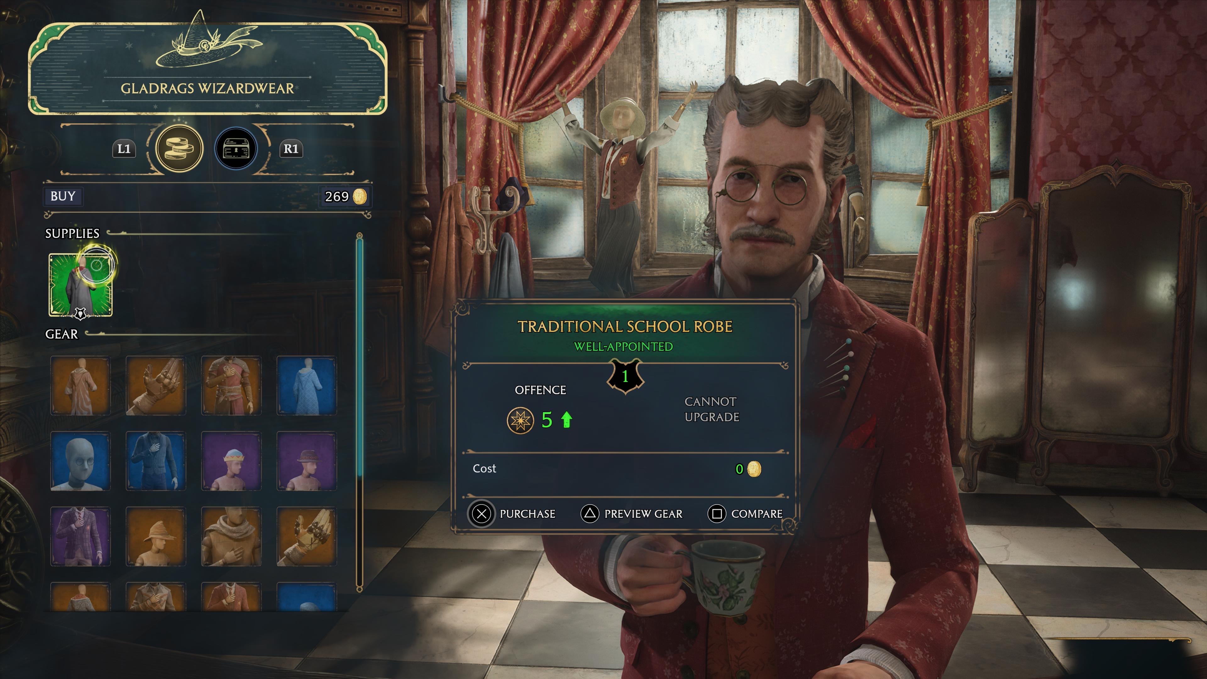 How to customize your character in Hogwarts Legacy