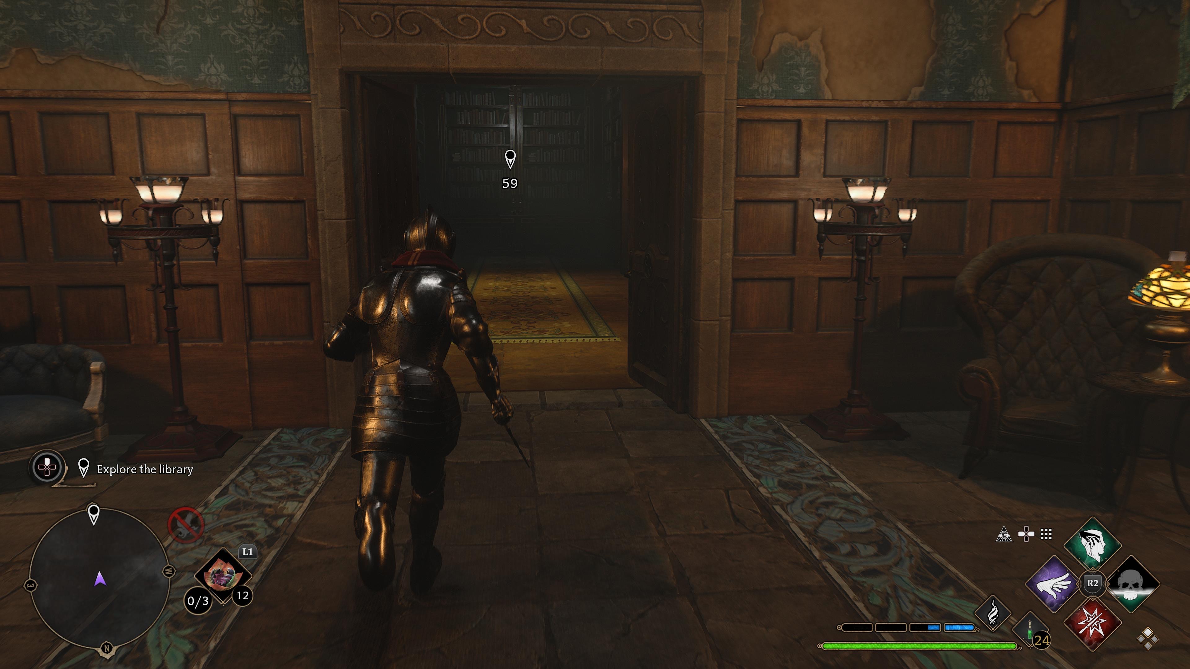 How to explore the library in minding your own business quest Hogwarts ...