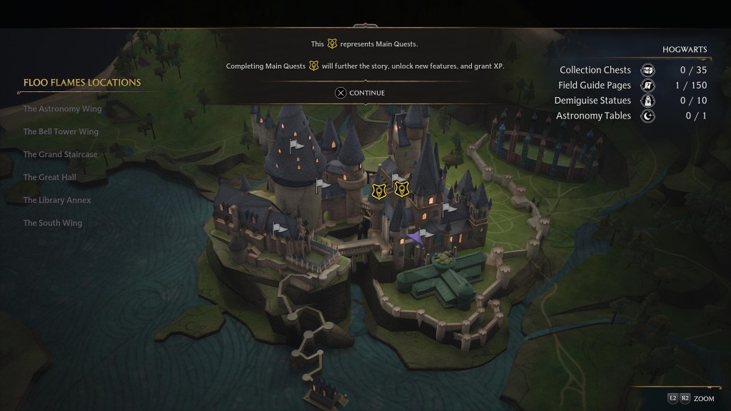 How to fast travel with Floo Flames in Hogwarts Legacy