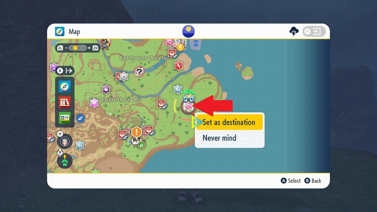 How to find the Walking Wake / Iron Leaves Tera Raids in Pokémon Scarlet and Violet