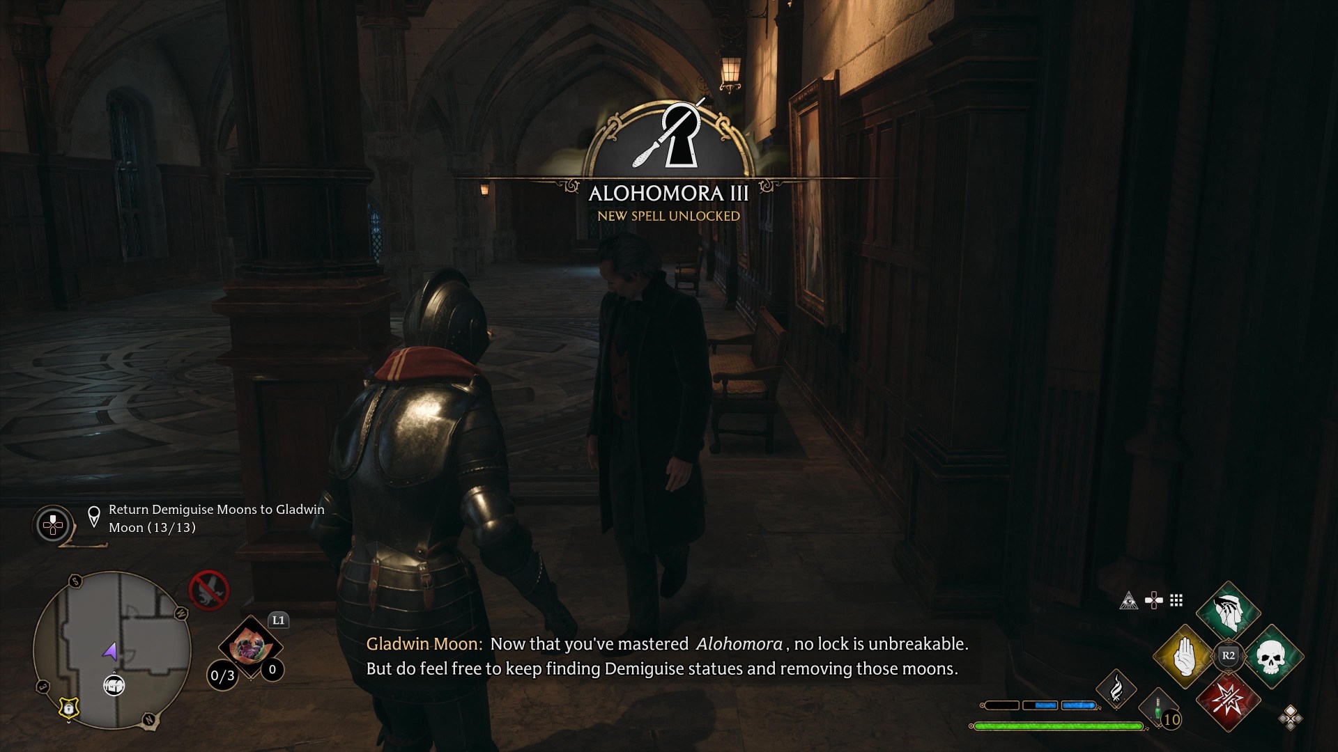 How to pick door locks using Alohomora in Hogwarts Legacy