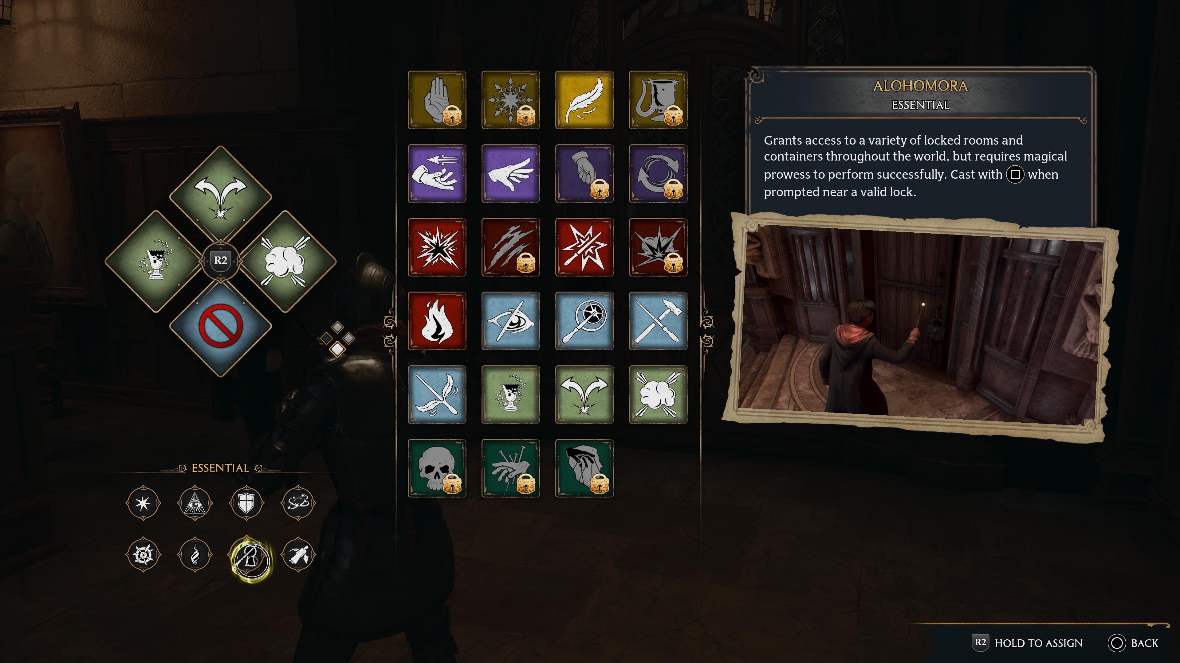 How to pick door locks using Alohomora in Hogwarts Legacy