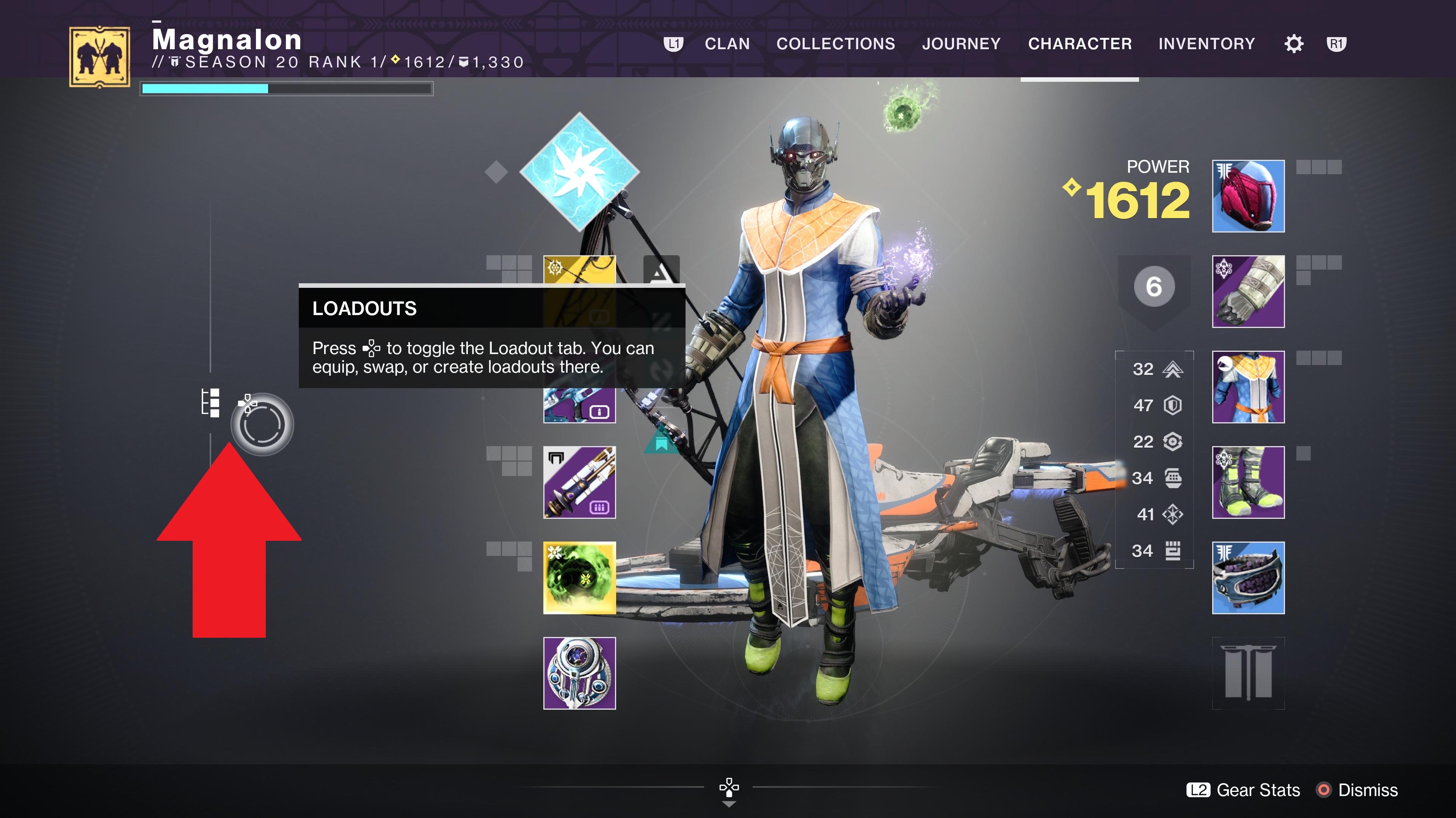 How to select and create loadouts in Destiny 2