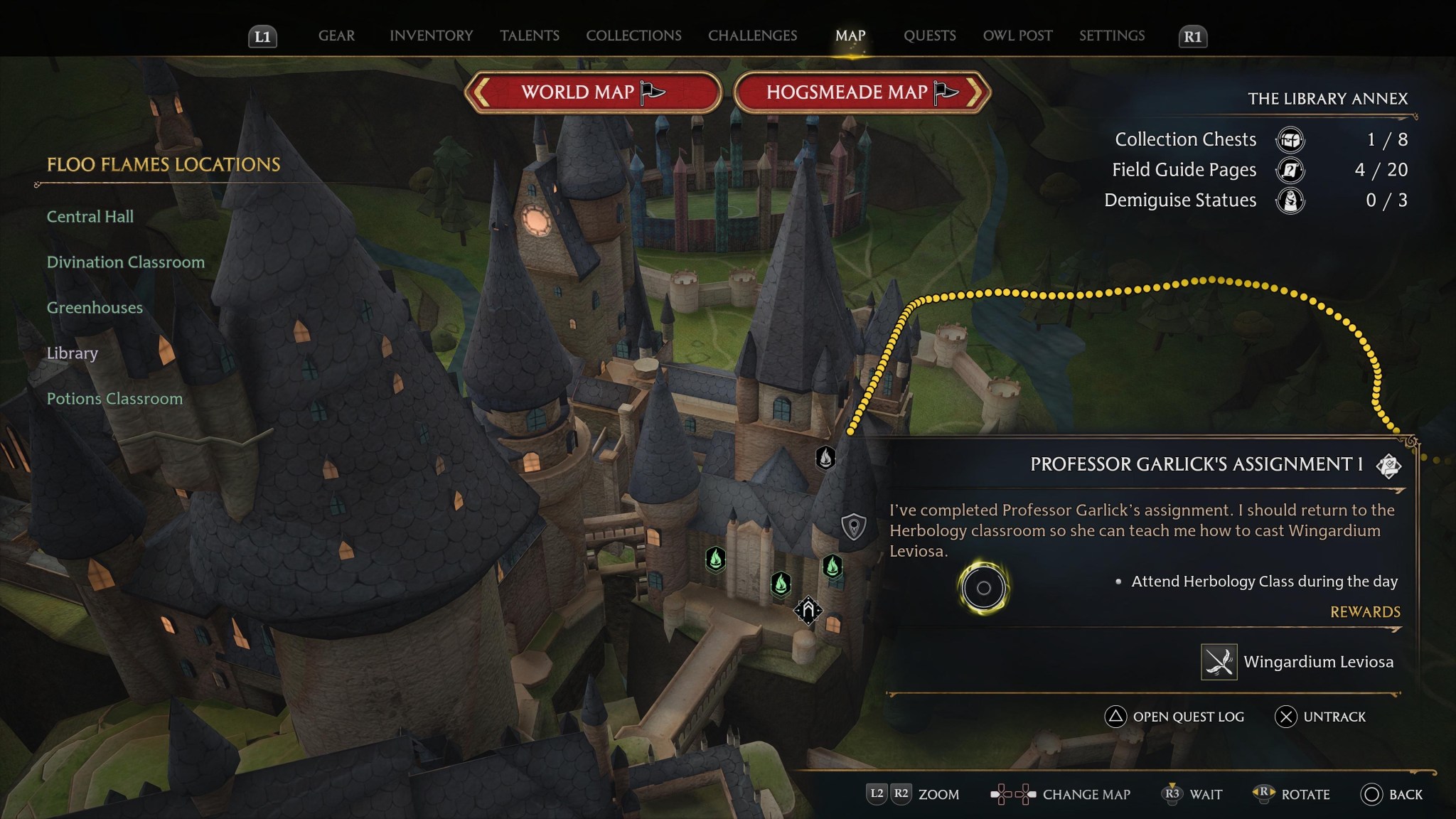 How to unlock Wingardium Leviosa spell in Hogwarts Legacy