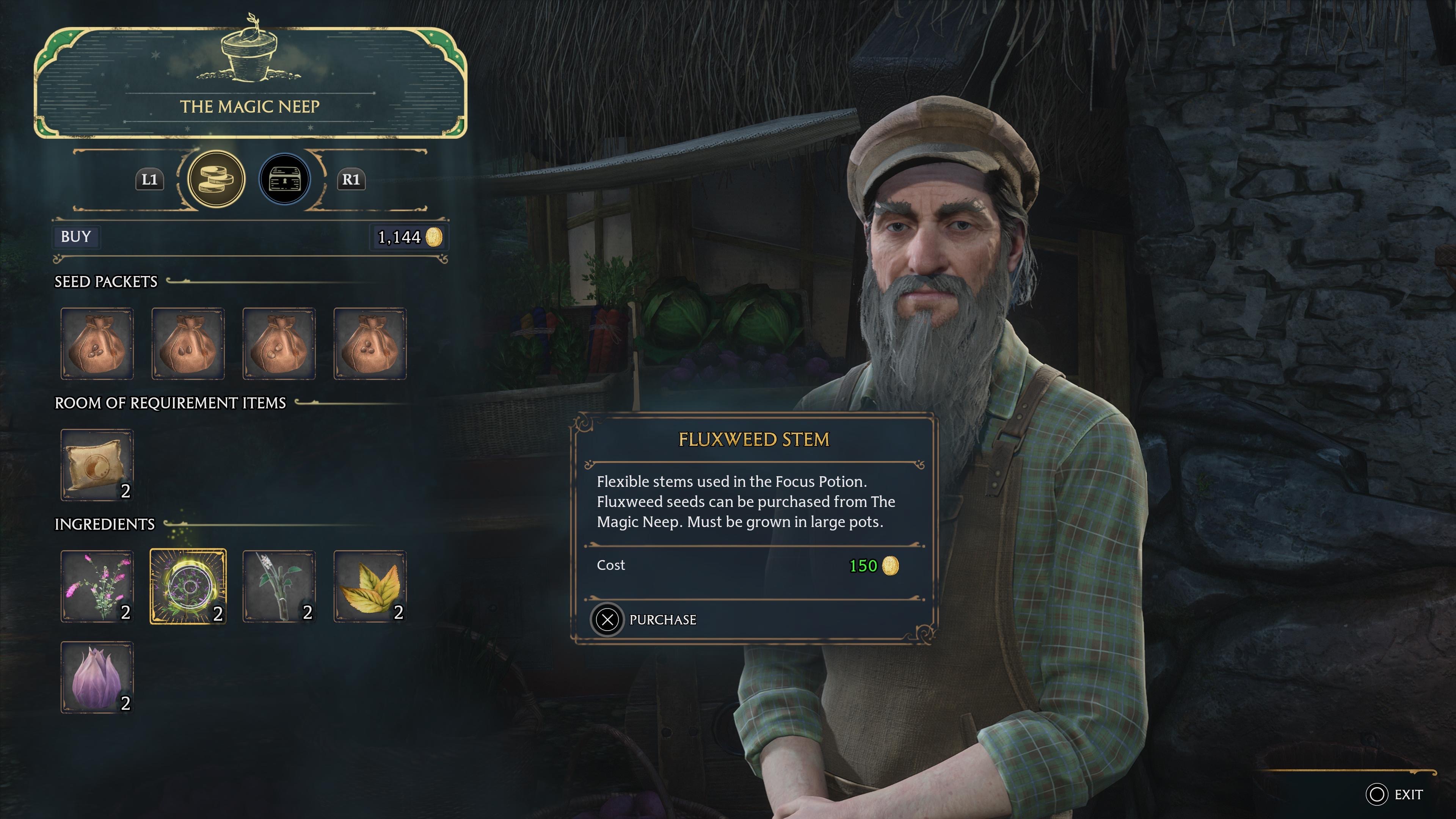 Magic Neep shop location & item stock in Hogwarts Legacy