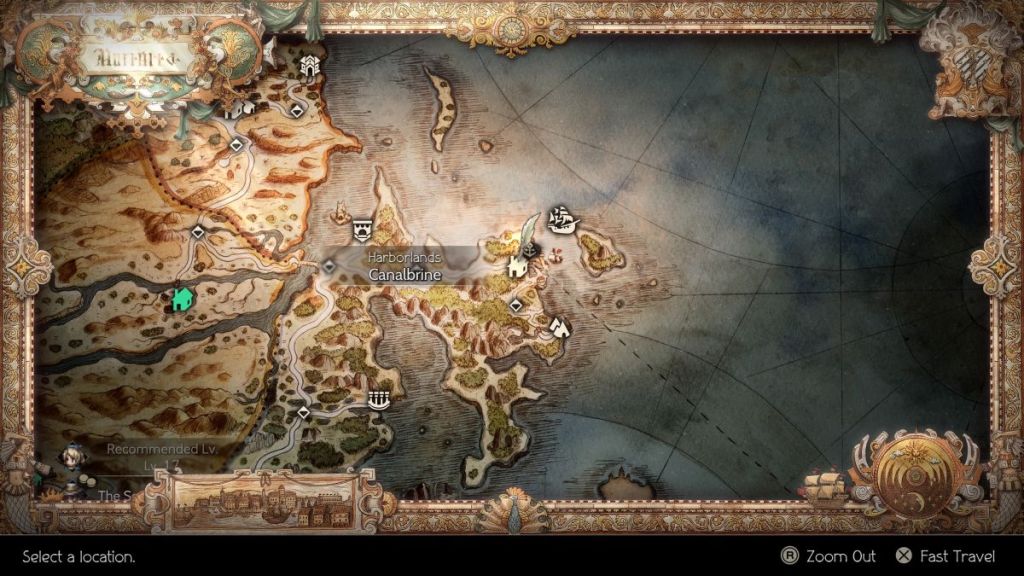 How to get to the Beasting Village in Octopath Traveler 2