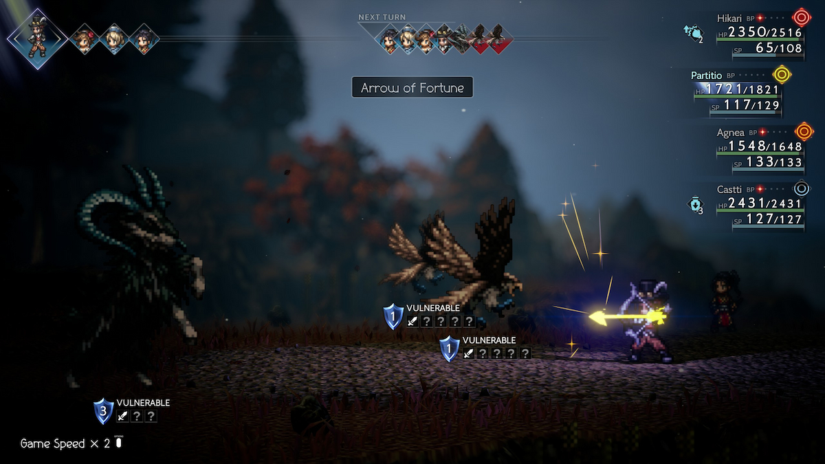 Partitio Yellowil character guide all skills & abilities Octopath ...
