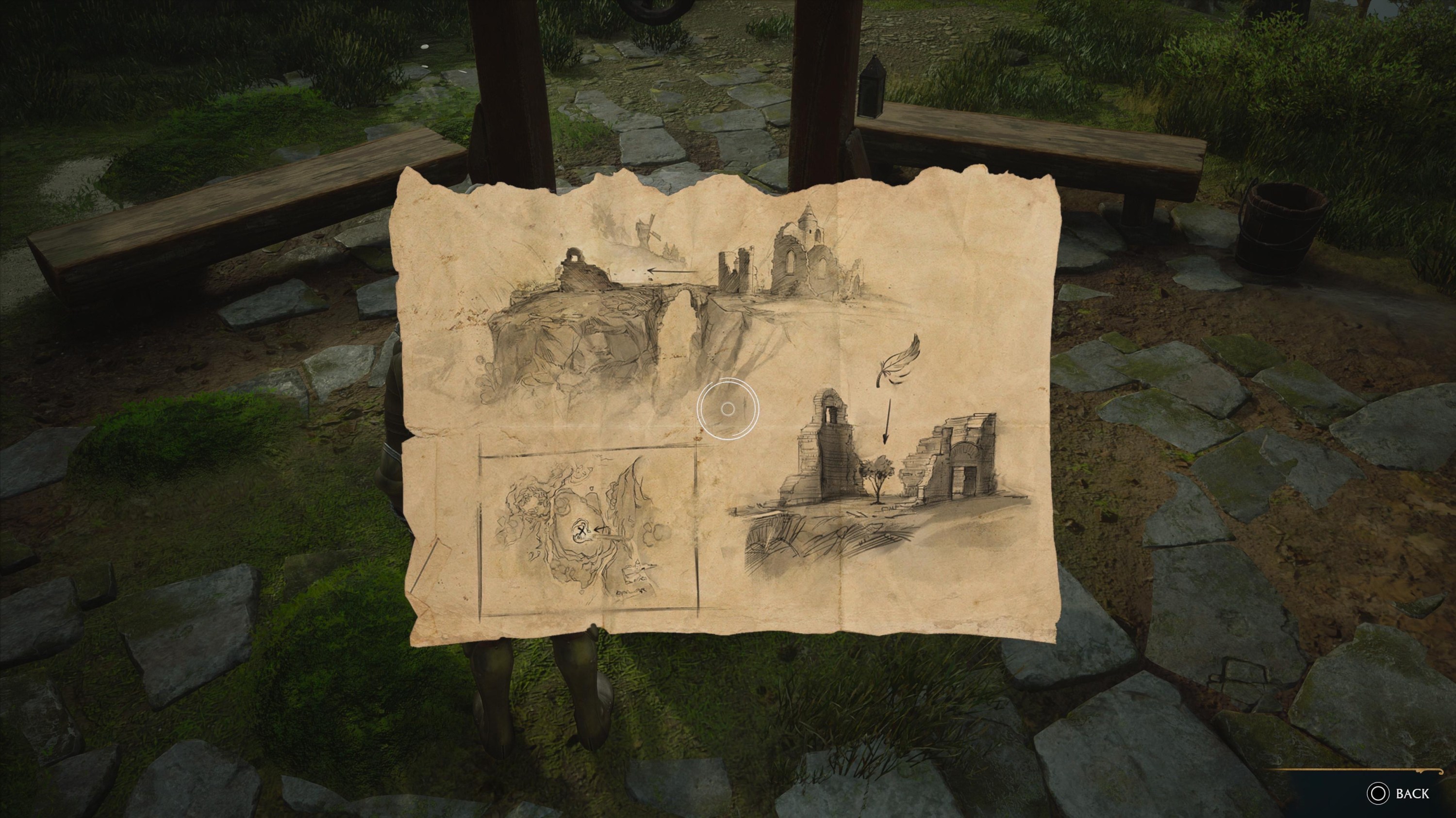 Hogwarts Legacy Well, Well, Well quest map solution guide
