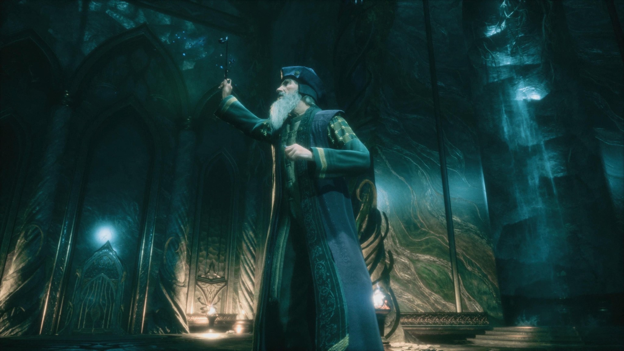 What are the accessibility and performance settings in Hogwarts Legacy?