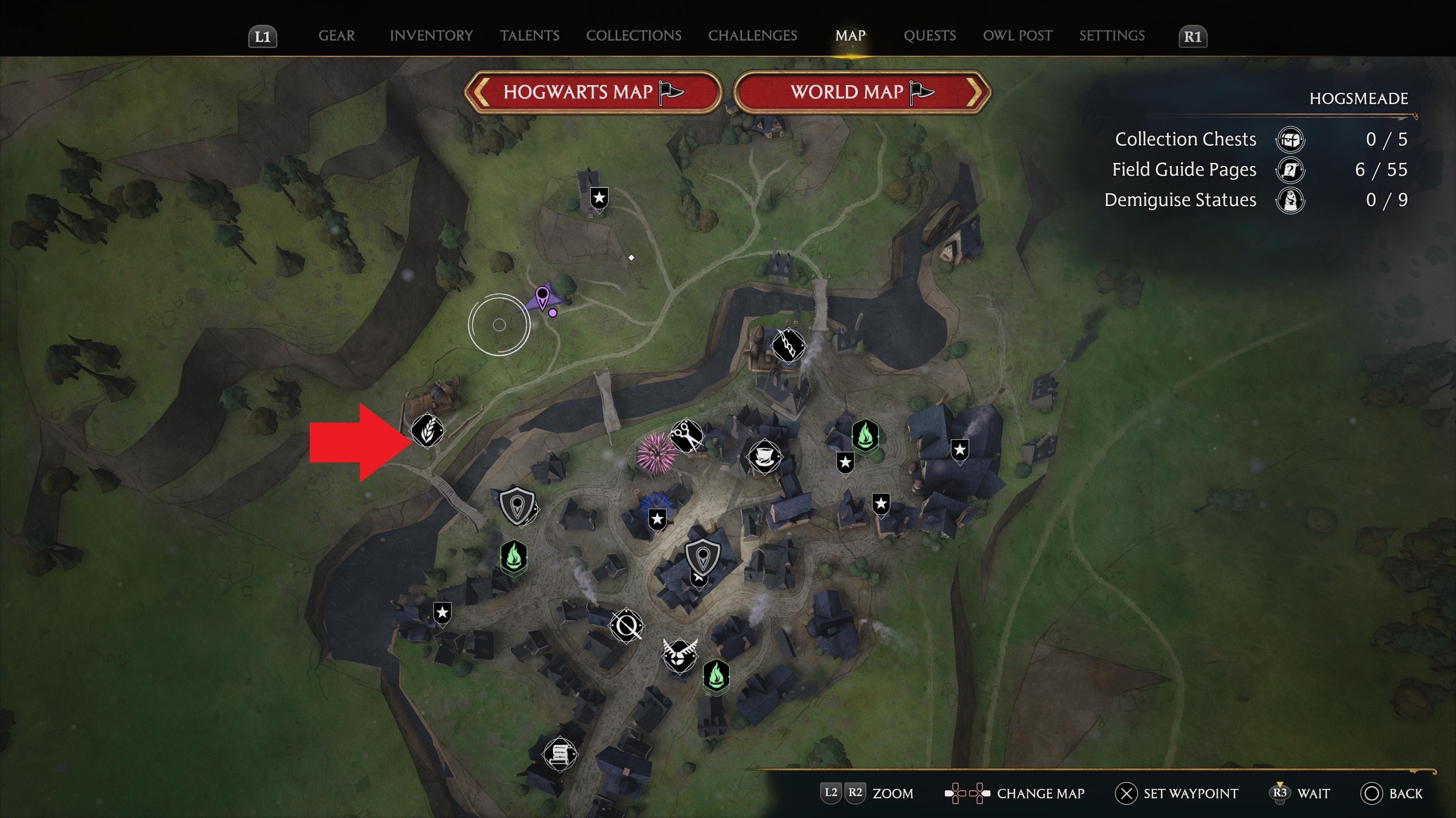 Shrivelfig fruit & seeds locations in Hogwarts Legacy