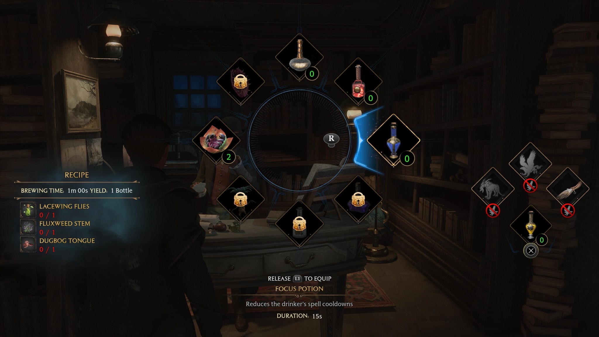 Where to find Fluxweed stems and seeds in Hogwarts Legacy