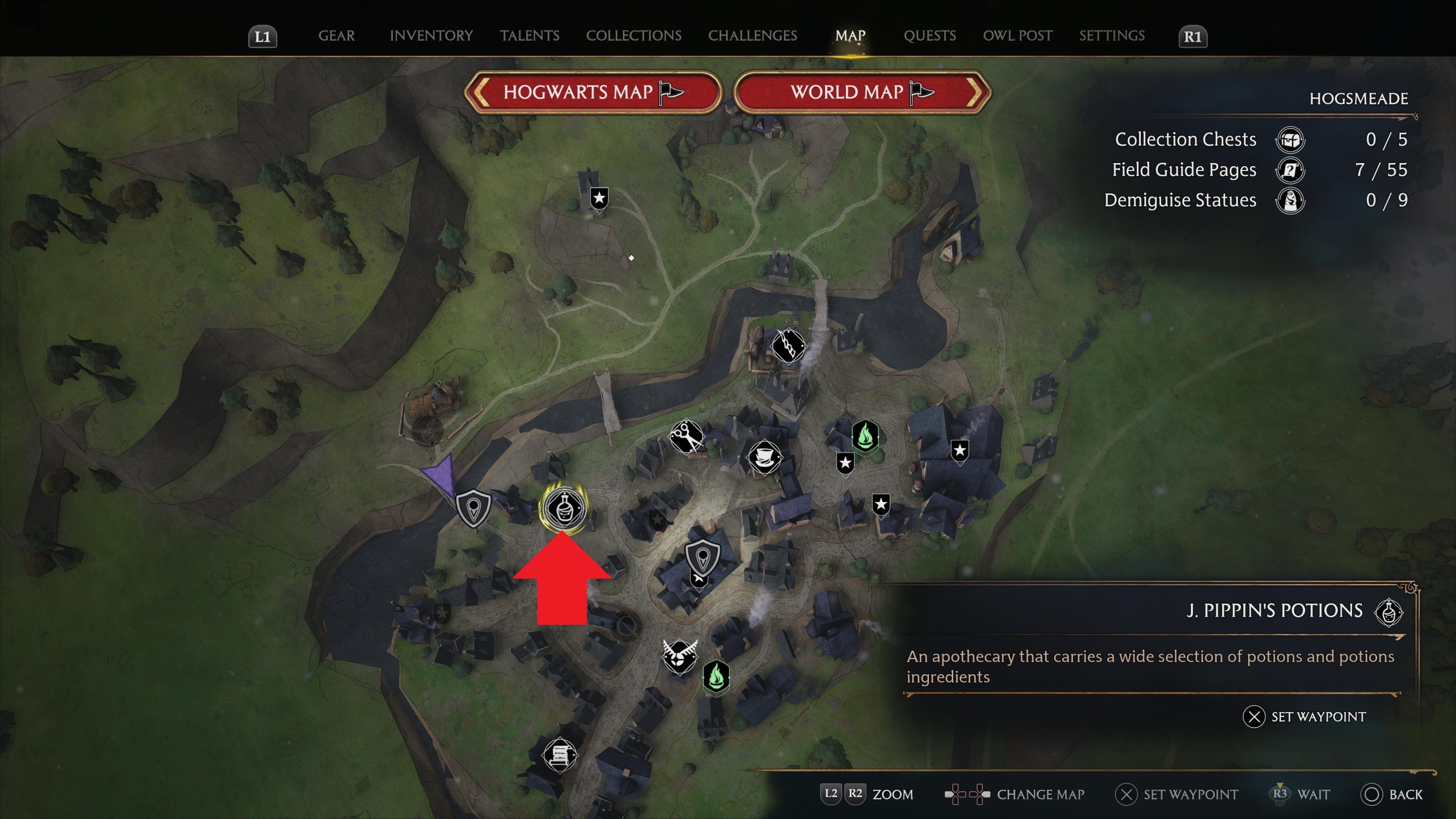 Shrivelfig fruit & seeds locations in Hogwarts Legacy