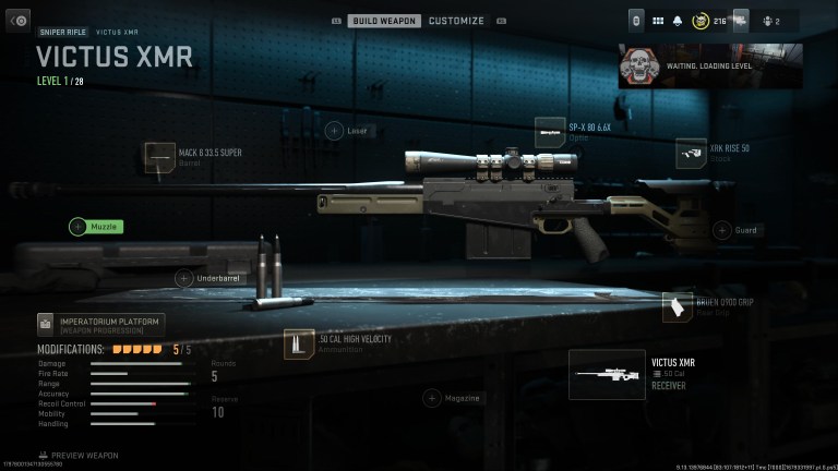 Best one-shot Victus XMR build in Warzone 2 MW2