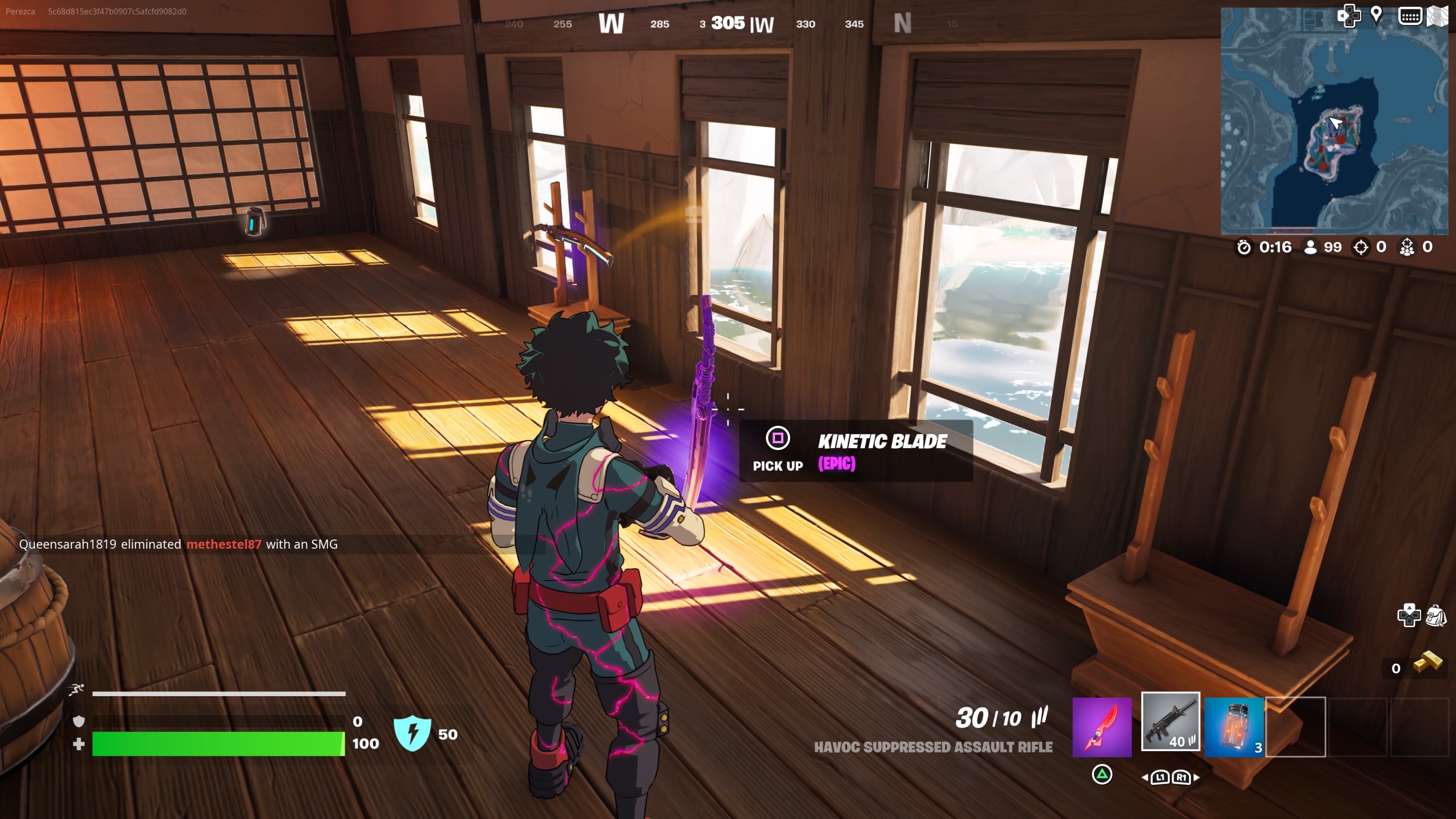 How to knock back players with the Kinetic Blade in Fortnite