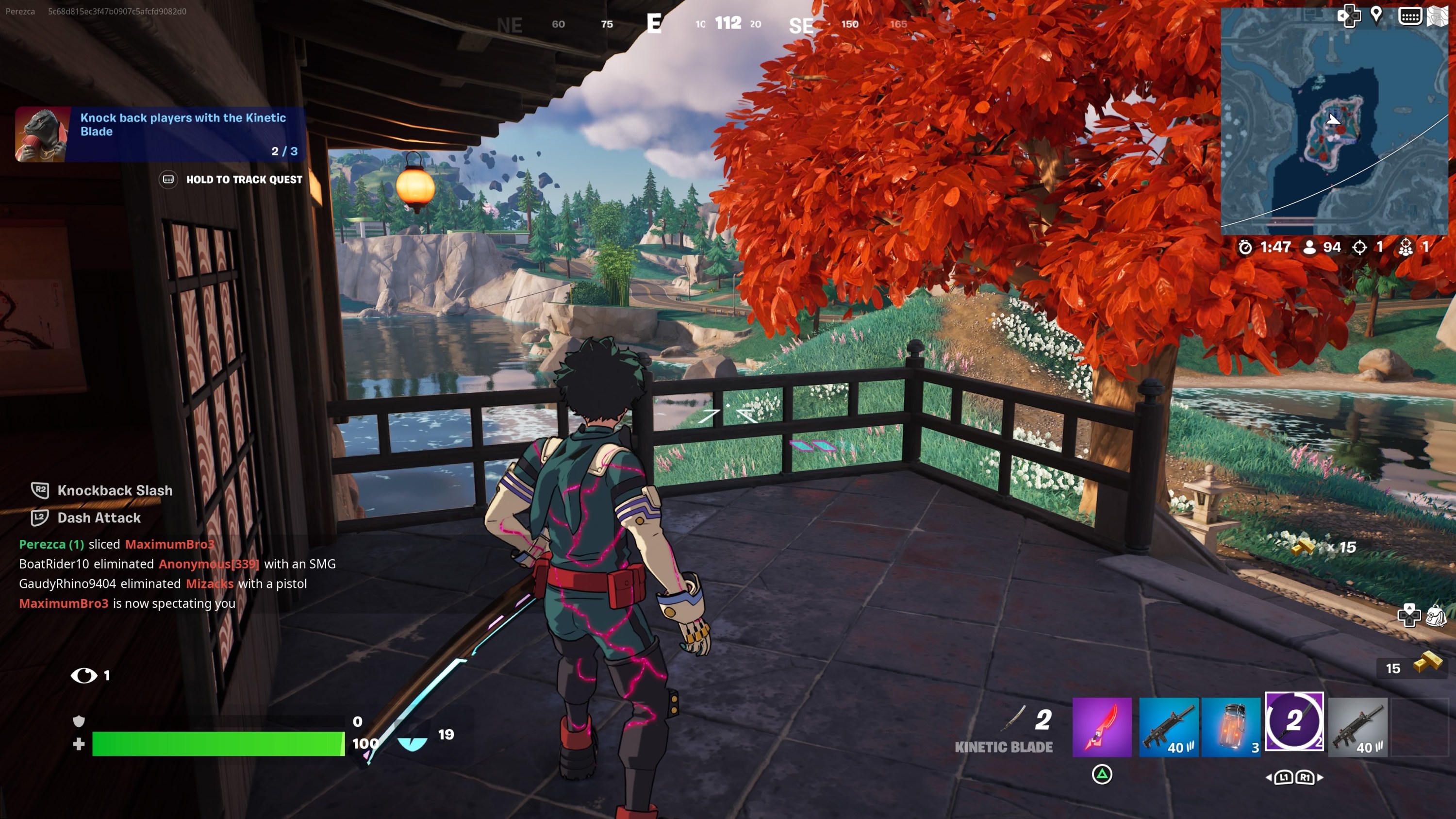 How to knock back players with the Kinetic Blade in Fortnite