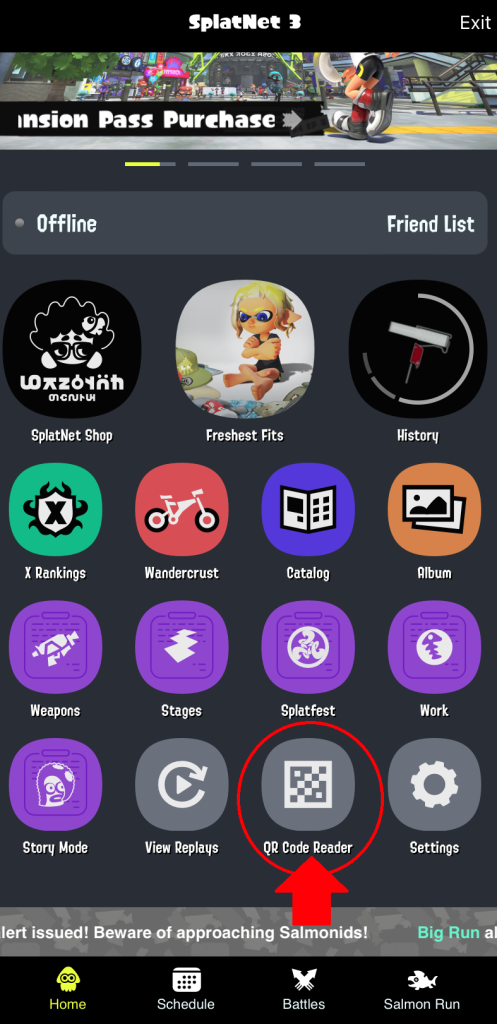 Every Splatoon 3 QR code so far and how to scan them