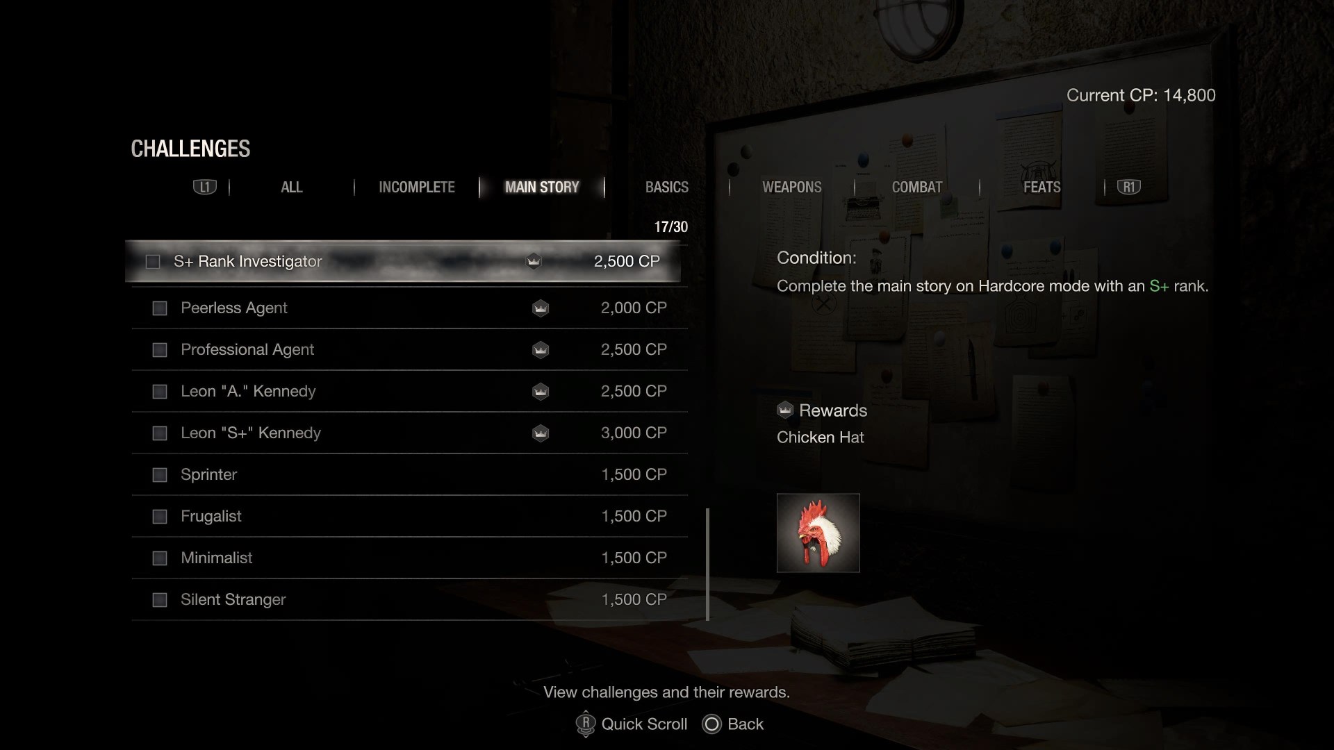 How to get the Chicken Hat accessory in the Resident evil 4 remake