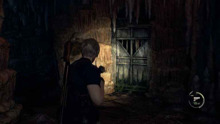 How to solve the large cave shrine puzzle in the Resident Evil 4 remake