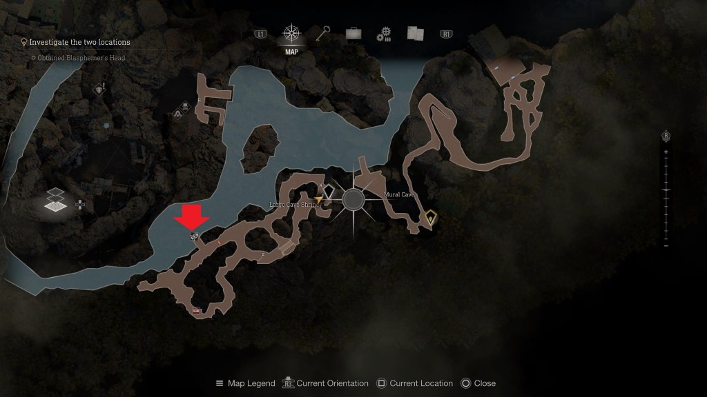 How to solve the large cave shrine puzzle in the Resident Evil 4 remake