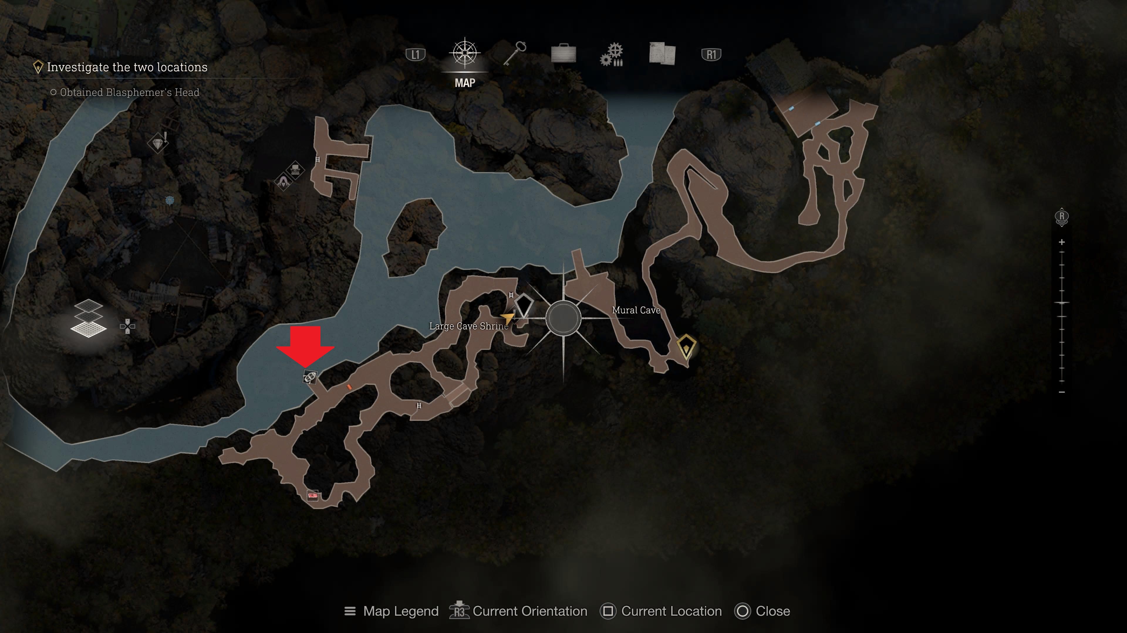 How to solve the large cave shrine puzzle in the Resident Evil 4 remake