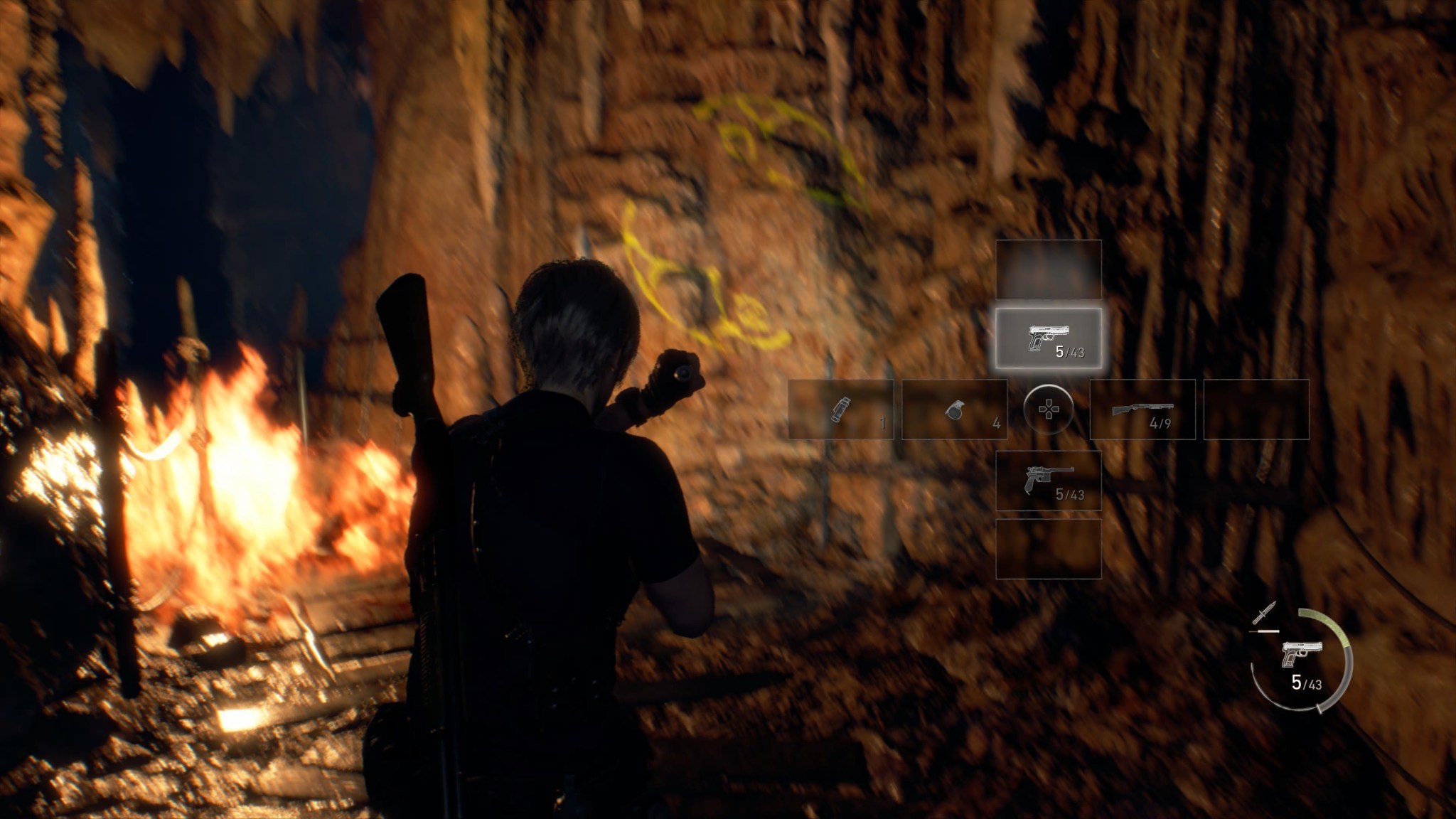 How to solve the large cave shrine puzzle in the Resident Evil 4 remake