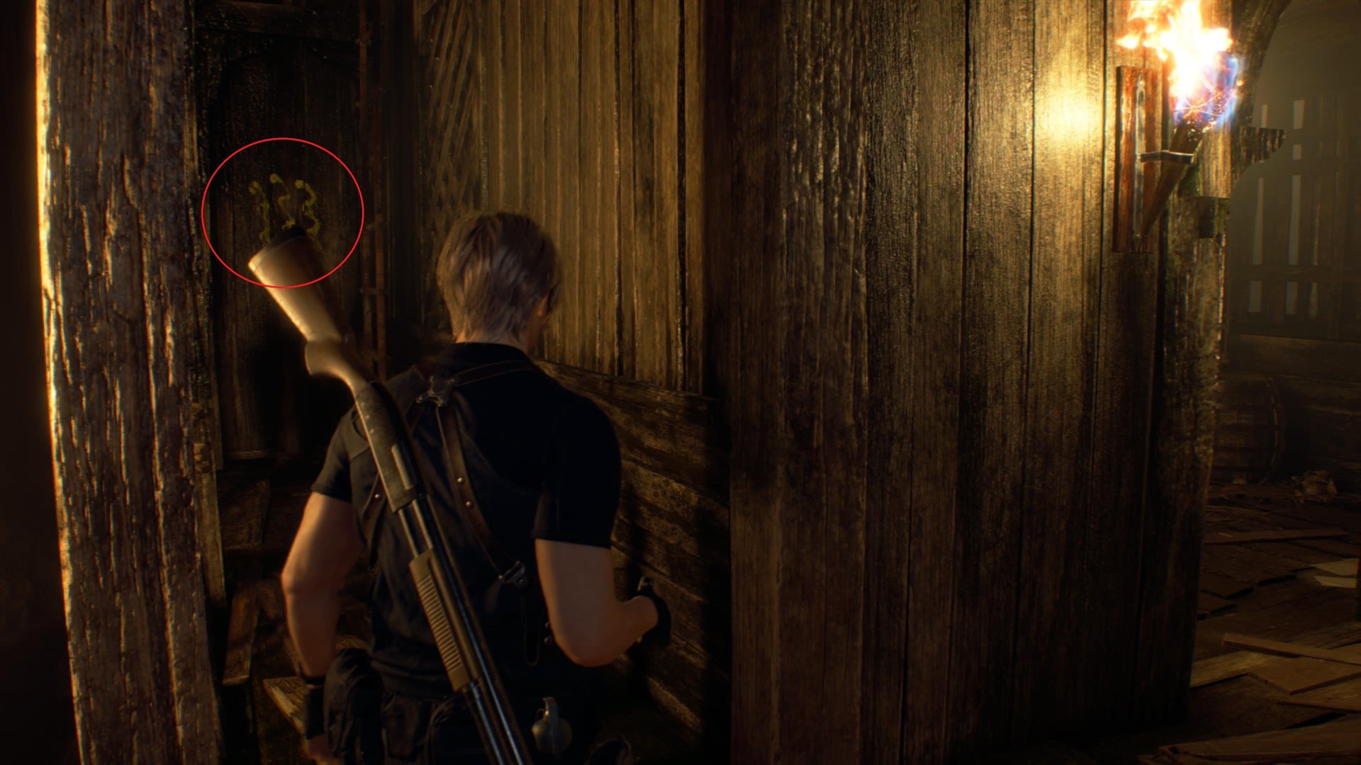 How to solve the small cave shrine puzzle in the Resident Evil 4 remake