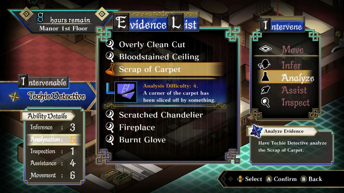 Process of Elimination is a curious mix of murder mystery and strategy