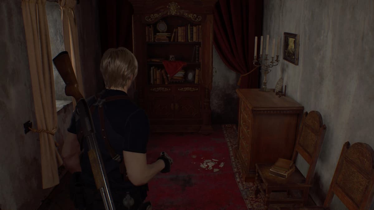 RE4 remake Village Chief Manor combination lock puzzle solution