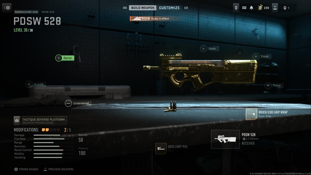 The best PDSW loadout in Warzone 2/MW2