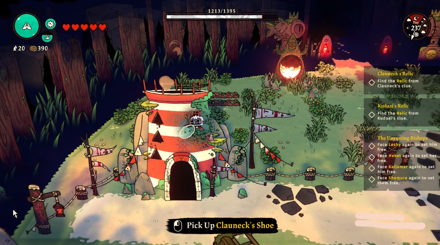 How to get Kudaii and Clauneck relics in Cult of the Lamb
