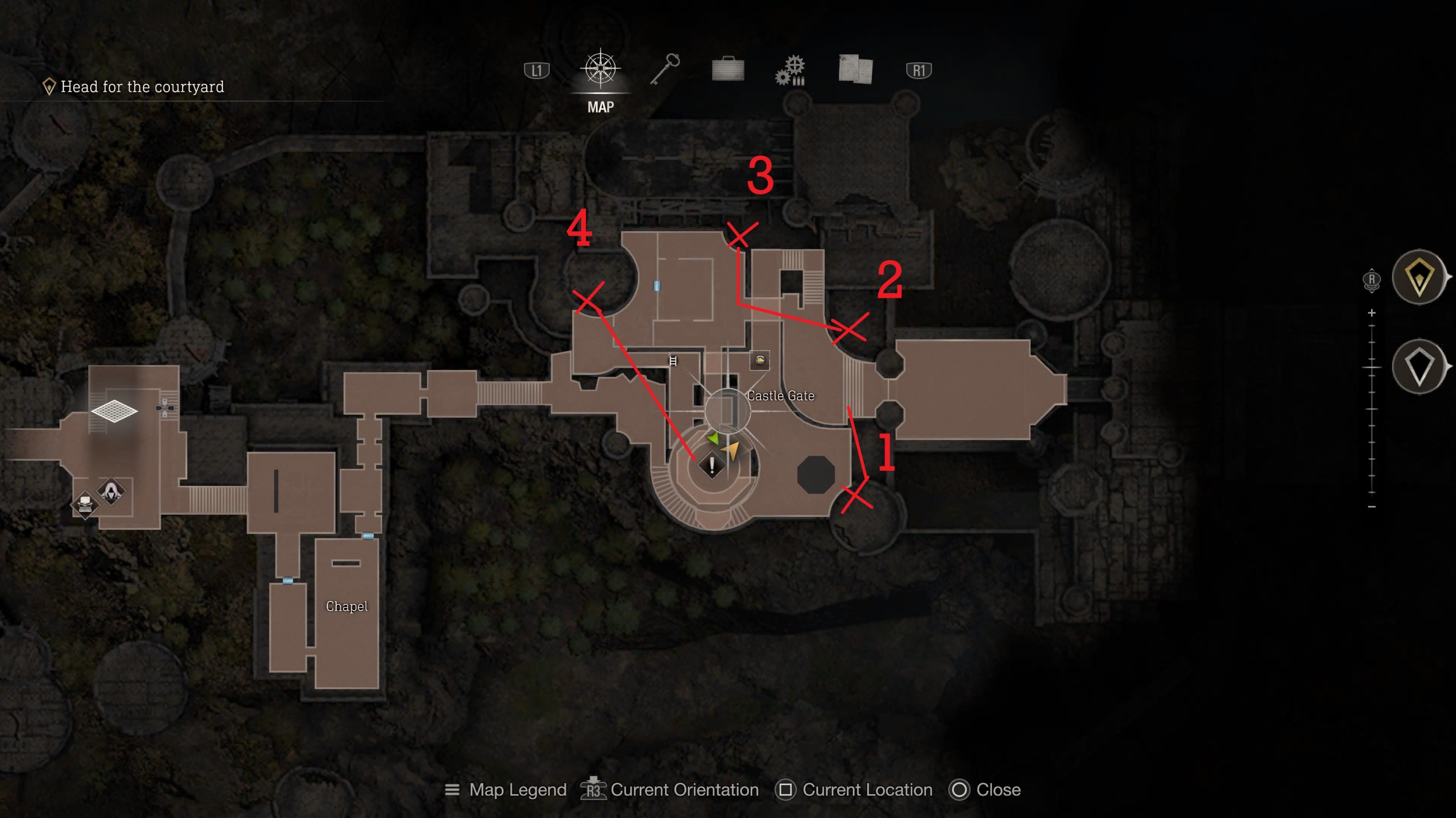 How to destroy the catapults at the castle Resident Evil 4 remake