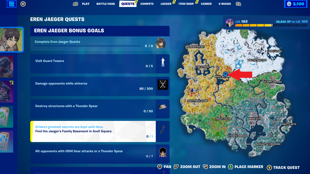 How to find the Jaeger's Family Basement in Fortnite