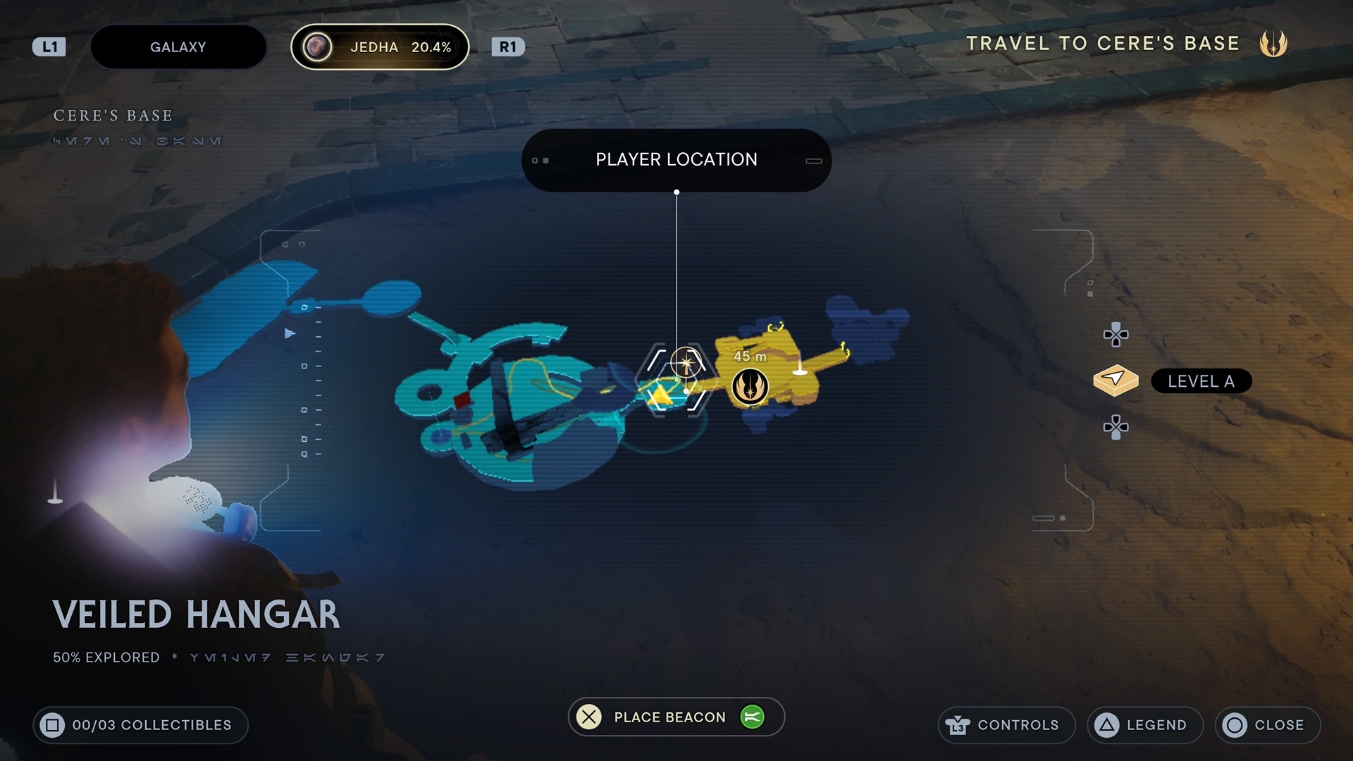 How to travel to Cere's Base and open the door on Jedha in Jedi Survivor