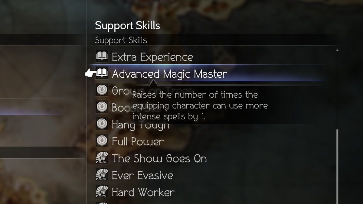 What does Advanced Magic Master do in Octopath Traveler 2?