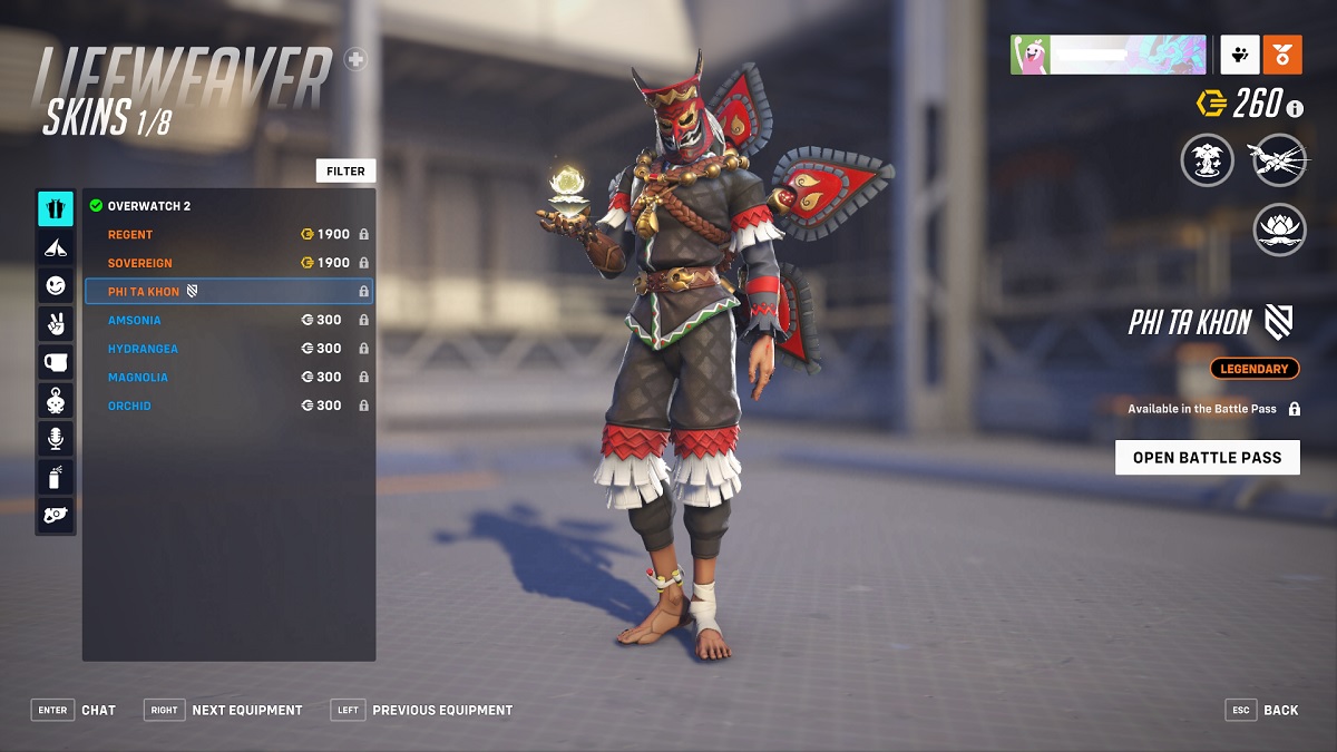 All Lifeweaver hero skins in Overwatch 2 - Listed