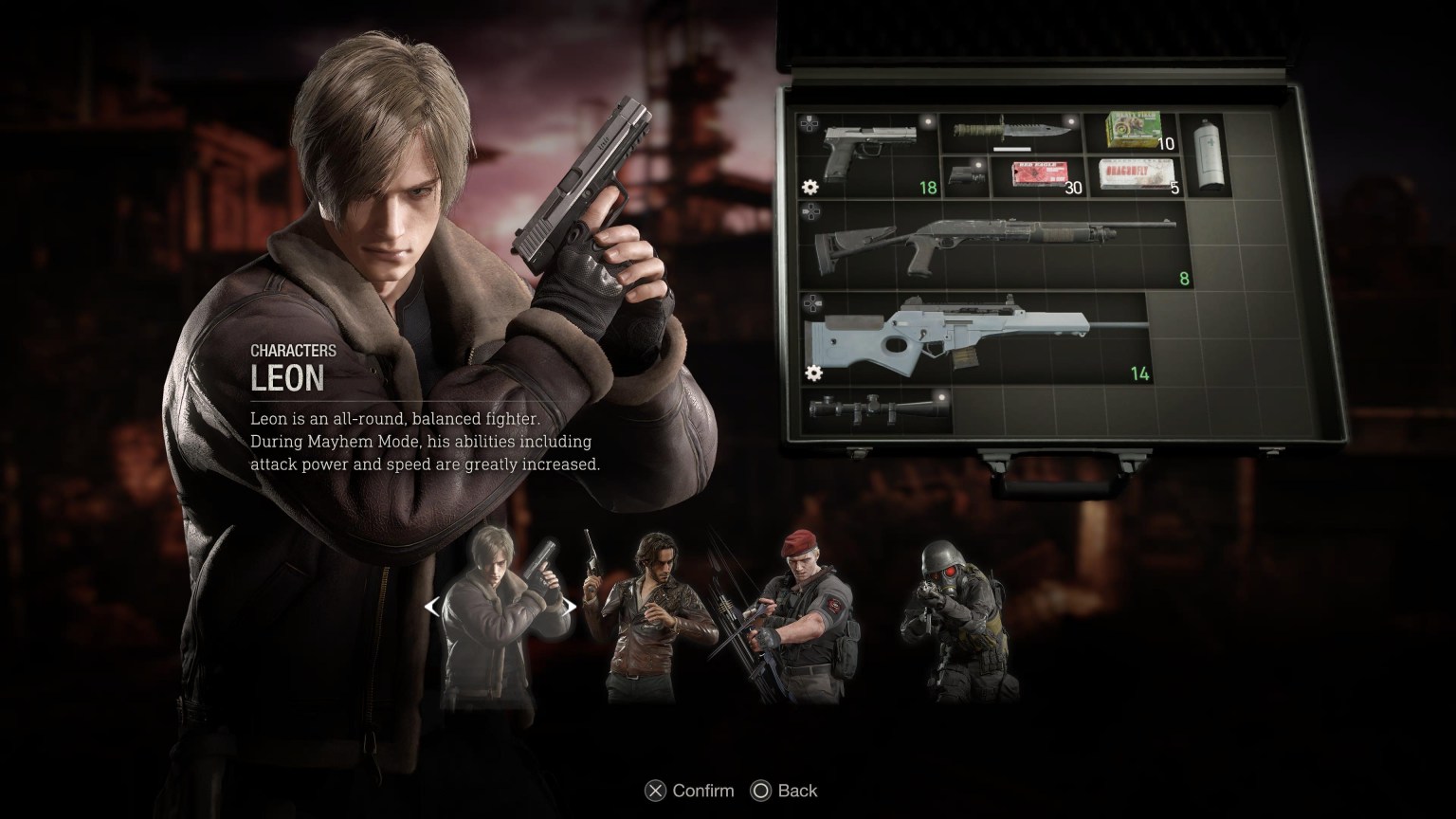 All character loadouts and tips for Resident Evil 4 remake Mercenaries