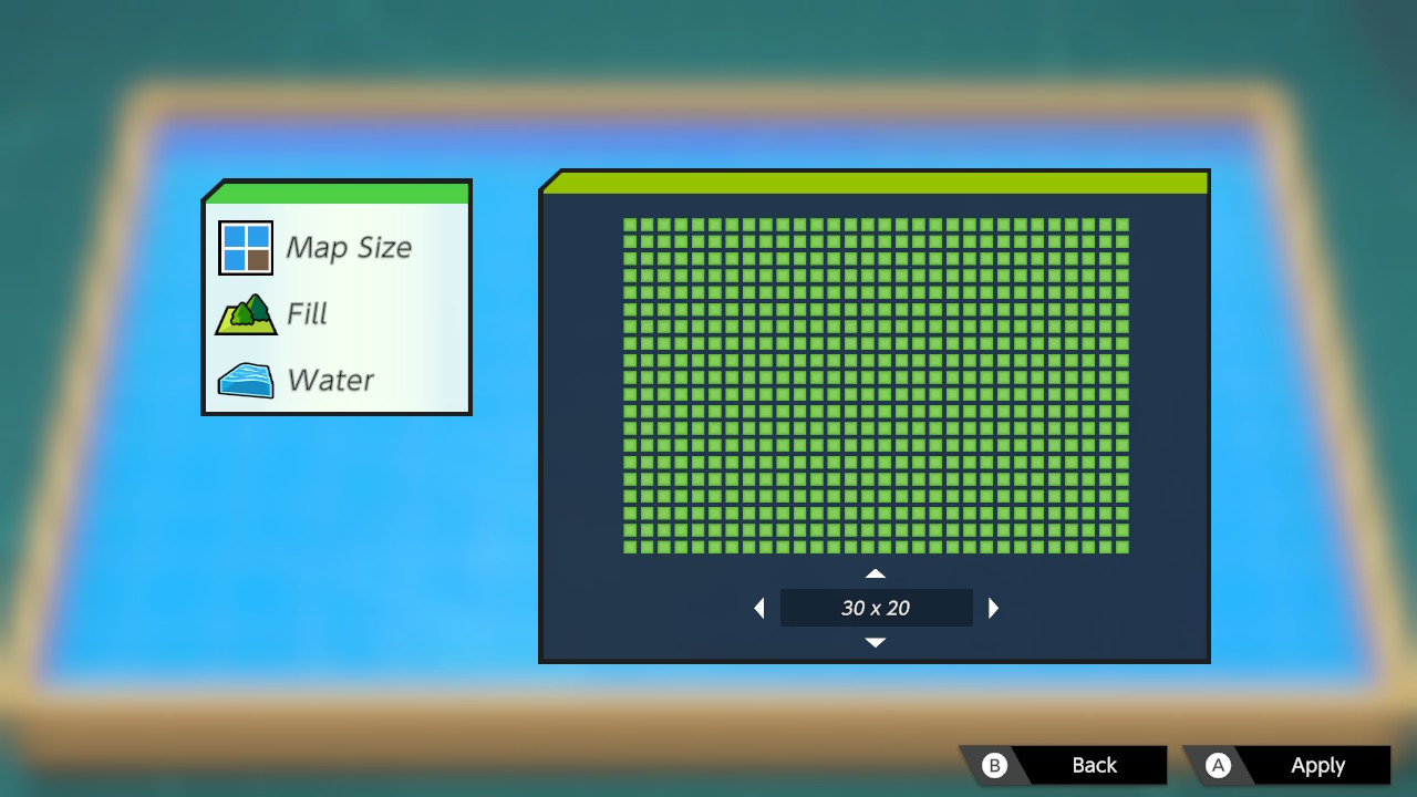 What is the biggest map size you can make in Advance Wars 1+2 Re-Boot Camp?