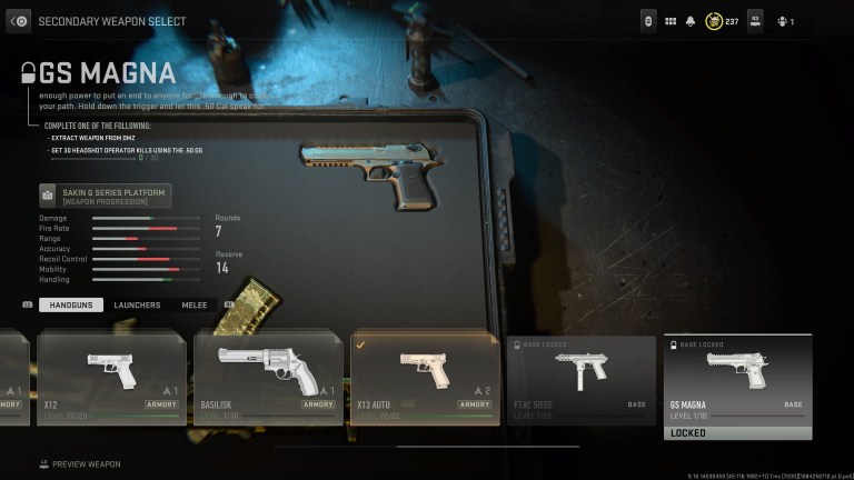 How to unlock the full auto Desert Eagle (GS Magna) in MW2 – Destructoid