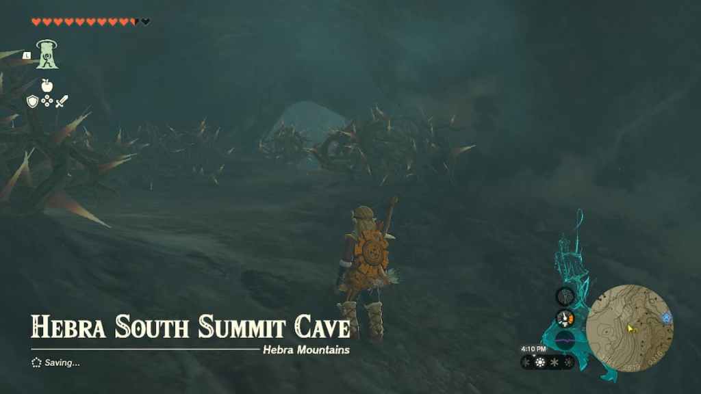 Hebra South Summit cave location & directions Tears of the Kingdom (TotK)