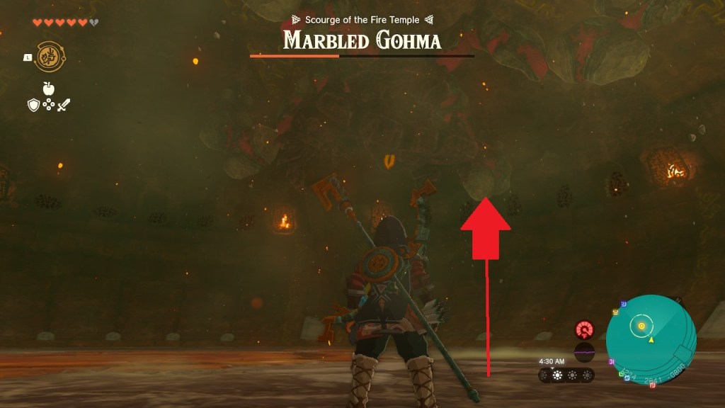 How to beat the Marbled Gohma boss in Tears of the Kingdom
