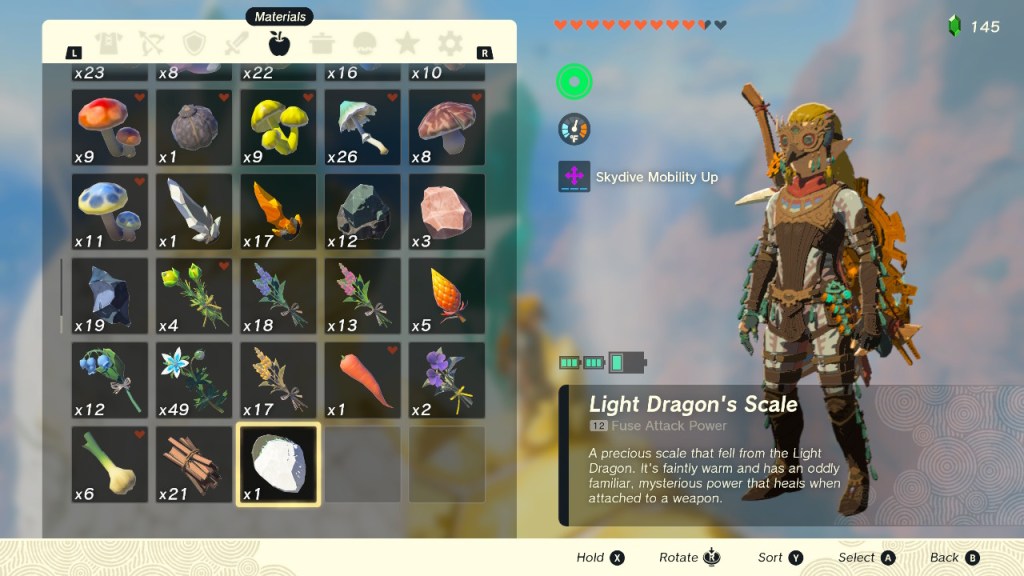 How to get Light Dragon Scales in Tears of the Kingdom (TotK)